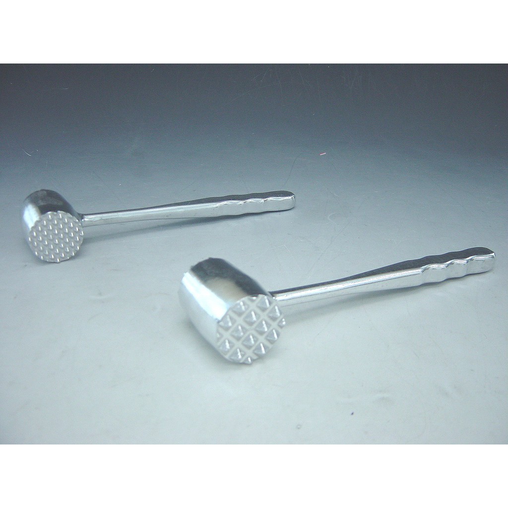 (GSF) Beef Aluminium Metal Kitchen Chicken Tenderizer Steak Meat Mallet ...