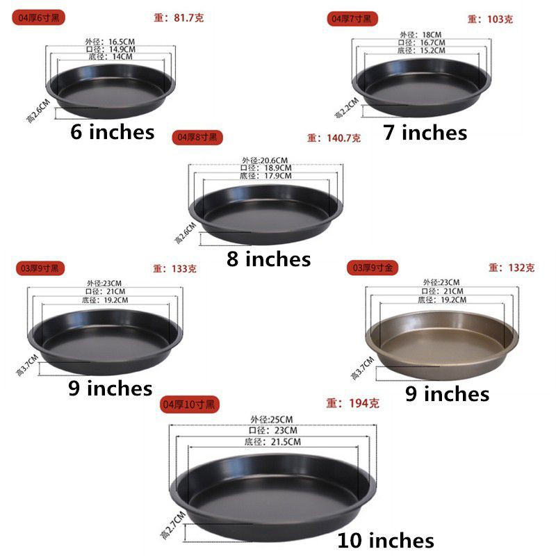 W4A/B8 6inch /7inch/8inch /9inch /10inch Non-stick round bakeware and ...
