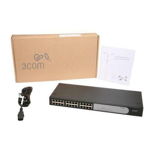 New 3Com Baseline Switch 2226 Plus - switch - 24 ports - managed ...
