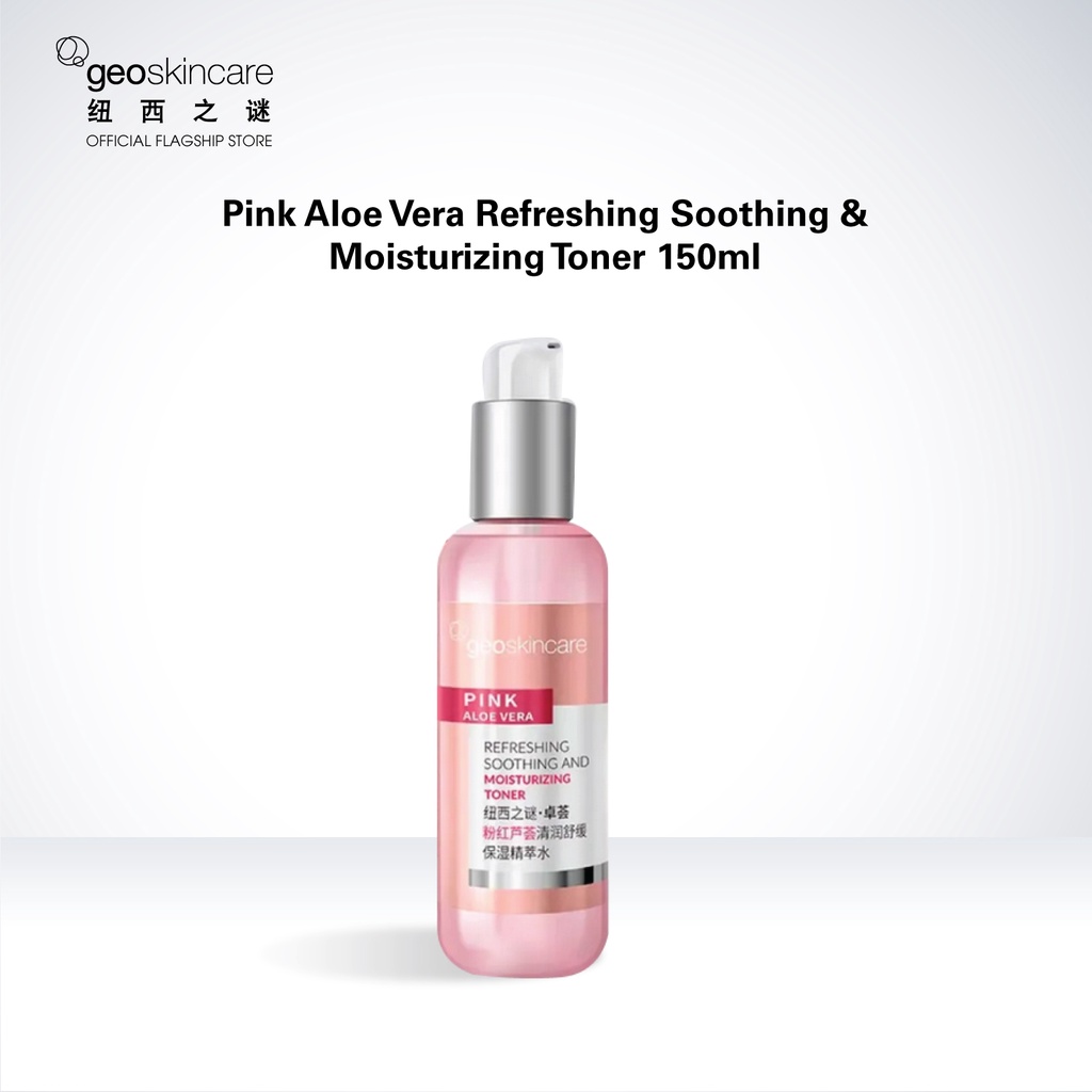 Buy 1 Free 1 Geoskincare Pink Aloe Vera Refreshing Soothing
