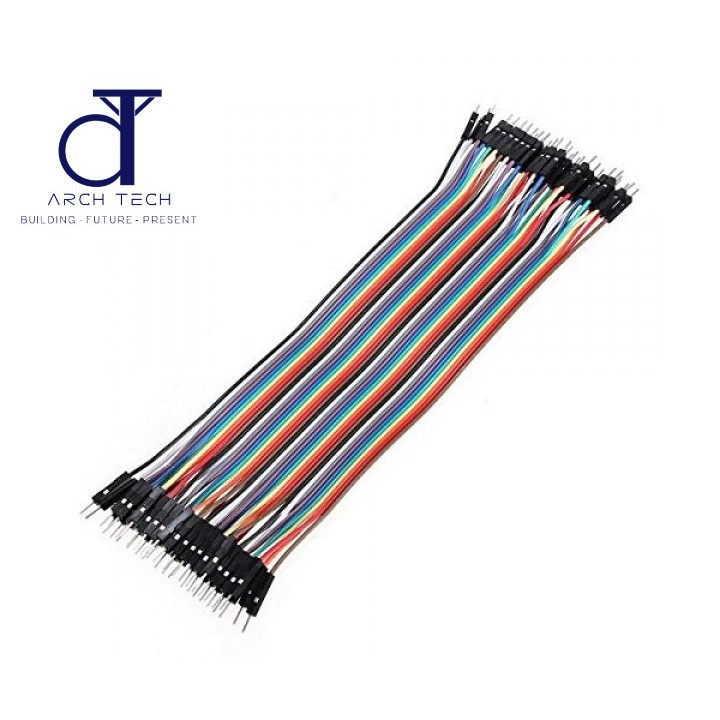 Arduino 40p Breadboard Male to Male Jumper Wire (Male-Male, 20cm ...