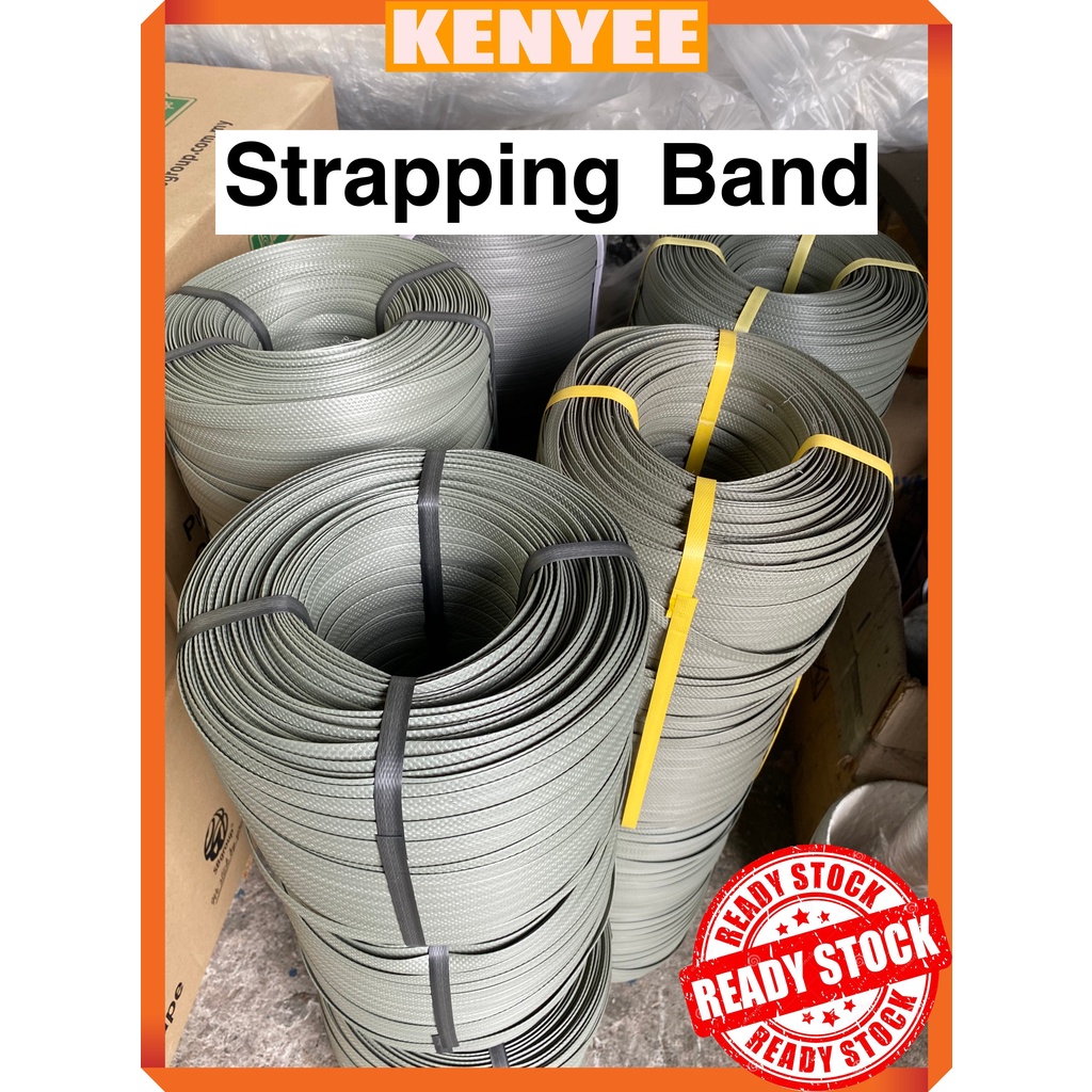 PP Strapping Belt / Strapping Band Manual 15mm Grey 【READY STOCK ...