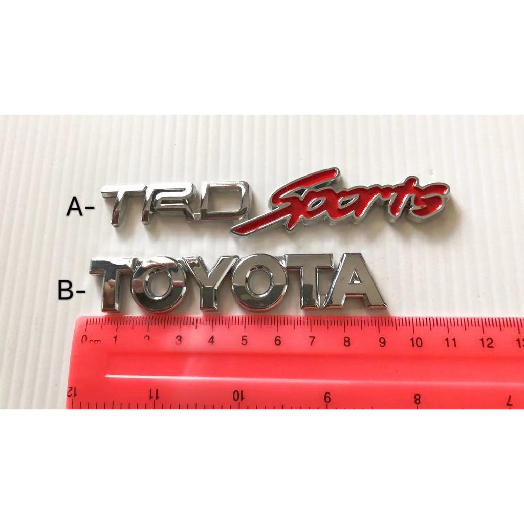 TOYOTA TRD SPORT EMBLEM LOGO | Shopee Malaysia