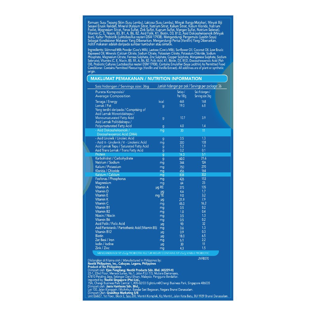 Nestle Lactogrow Probio 4 Milk Powder (1.2kg) | Shopee Malaysia