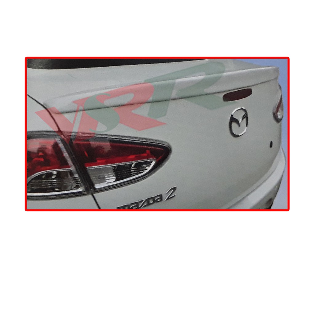 Mazda 2 Spoiler OE Style Rear Back Bonnet Bonet Trunk Boot Duck Tail ...