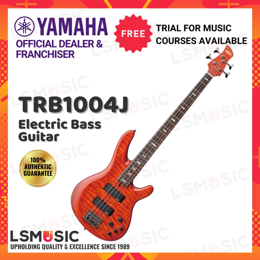 Yamaha TRB1004J Electric Bass Guitar Alnico V Hum-Canceling Pickup (TRB ...