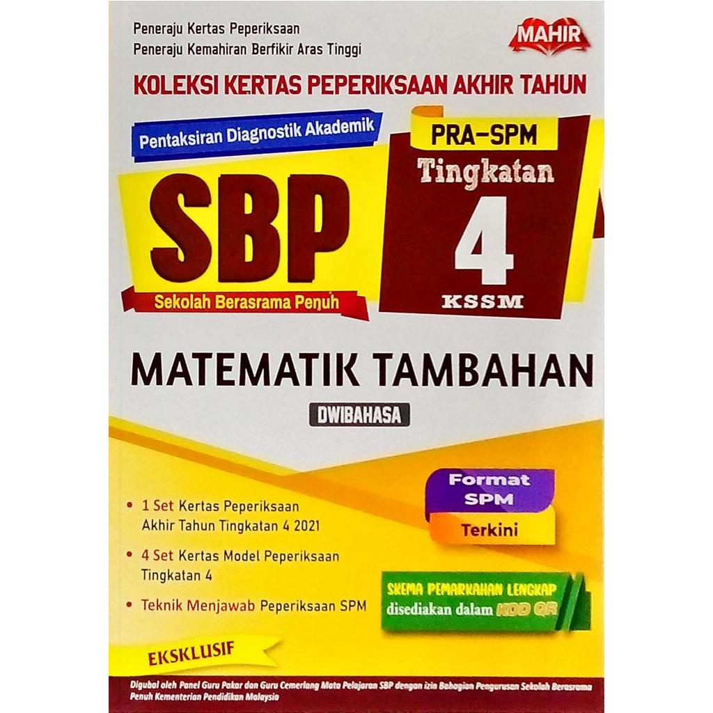 Buku Latihan : Koleksi Kertas Peperiksaan Akhir Tahun SBP Pra-SPM Tingkatan 4 2023 - B.Melayu ...