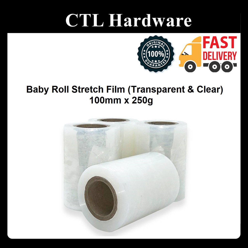 Baby Roll Stretch Film Transparent 100mm x 250g | Shopee Malaysia