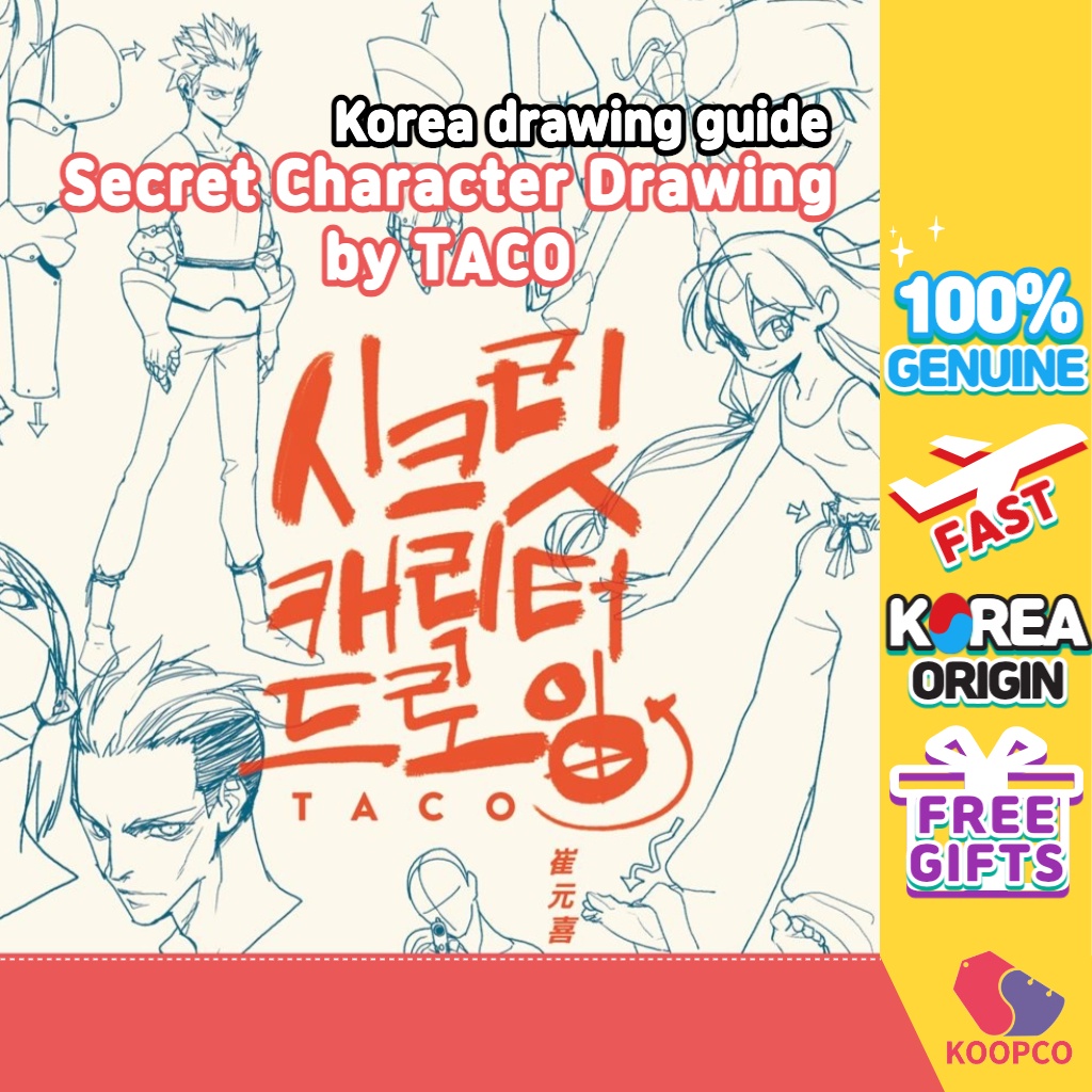 Secret Character Drawing by TACO / How to Draw books / Human body ...