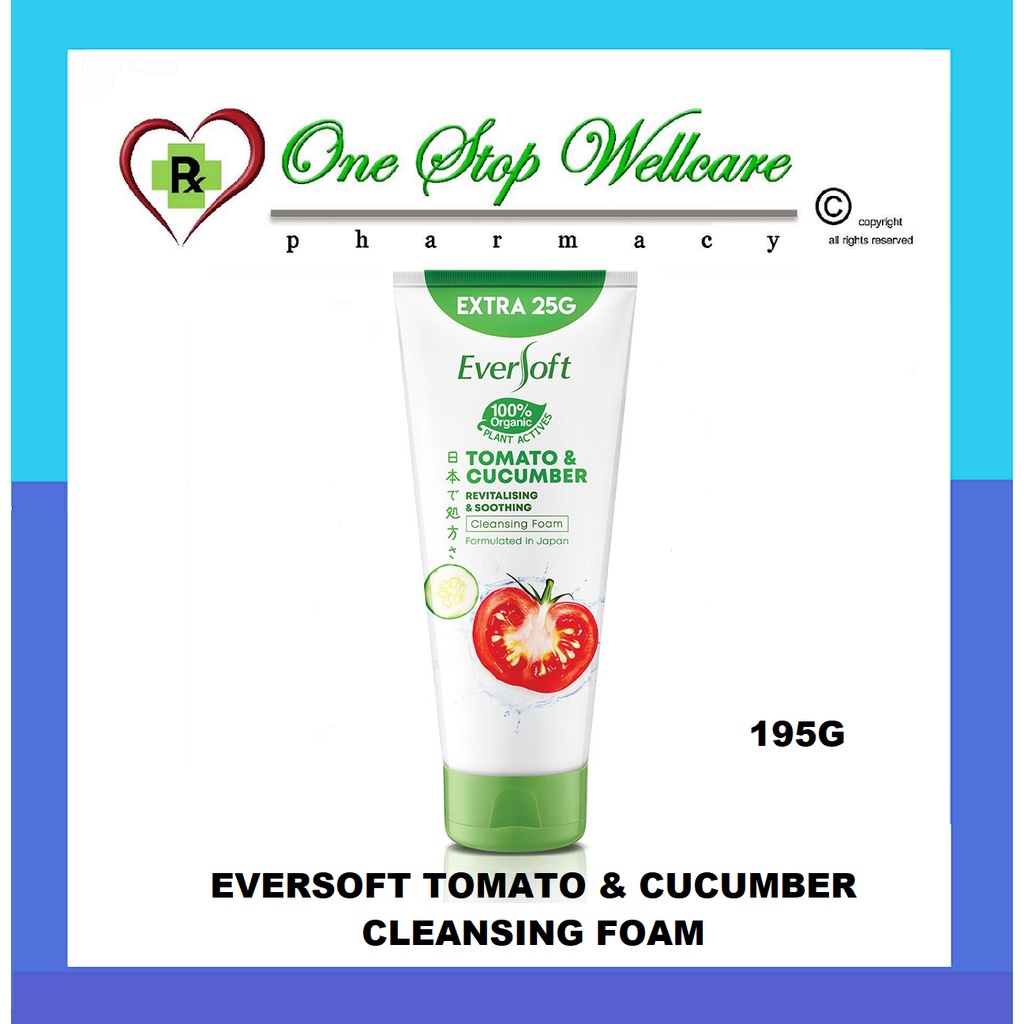 EVERSOFT CLEANSING FOAM (RICE WATER / GINKGO / AVOCADO / TOMATO) (195G / 120G) | Shopee Malaysia