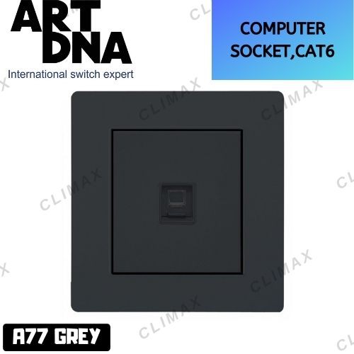 ART DNA A77 Computer Socket,CAT6 - Matt Black | Shopee Malaysia
