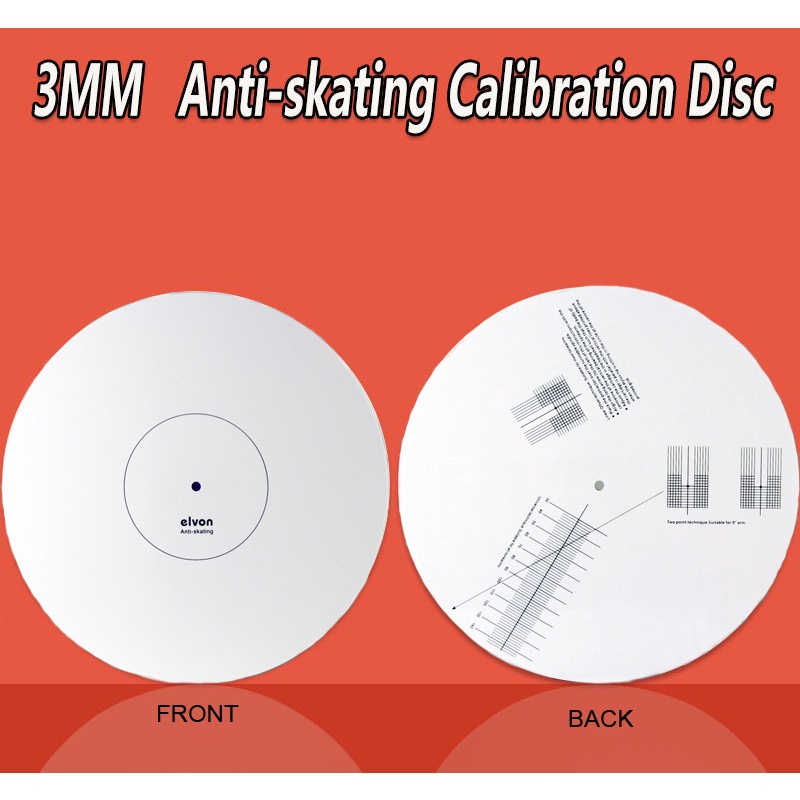 《READY STOCK》LP Vinyl Record Turntable Anti-skating Calibration Disc ...