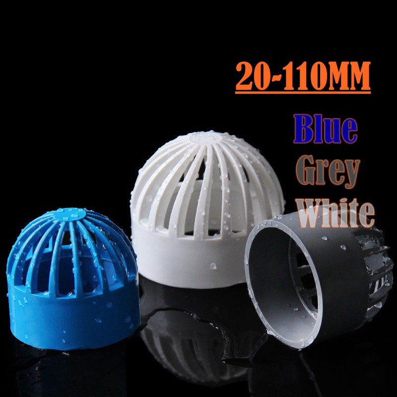 3/5Pcs PVC Round Air Duct Vent Cover Breathable Cap Lsolation Net Fish ...