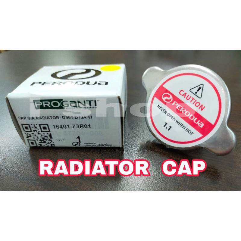 Radiator Cap ORIGINAL R148 1.1（16401-73R01） Perodua Myvi 05y Axia Bezza ...