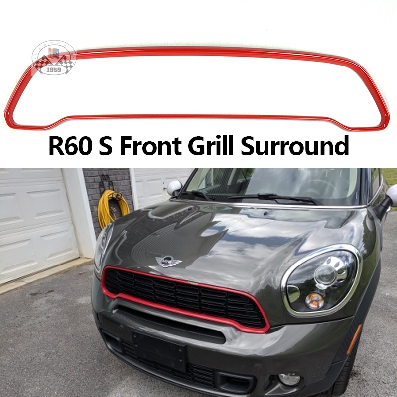 Brand New ABS Plastic UV Protected Mini Ray Style Red Front Grille ...
