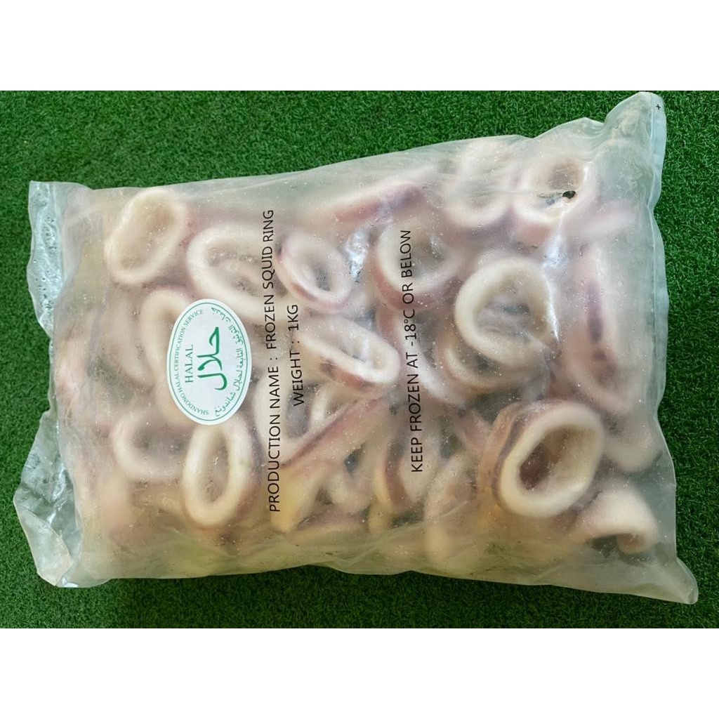 Squid Ring Skin On/Sotong Ring/Sotong Cincin [100% Less Ice Premium ...