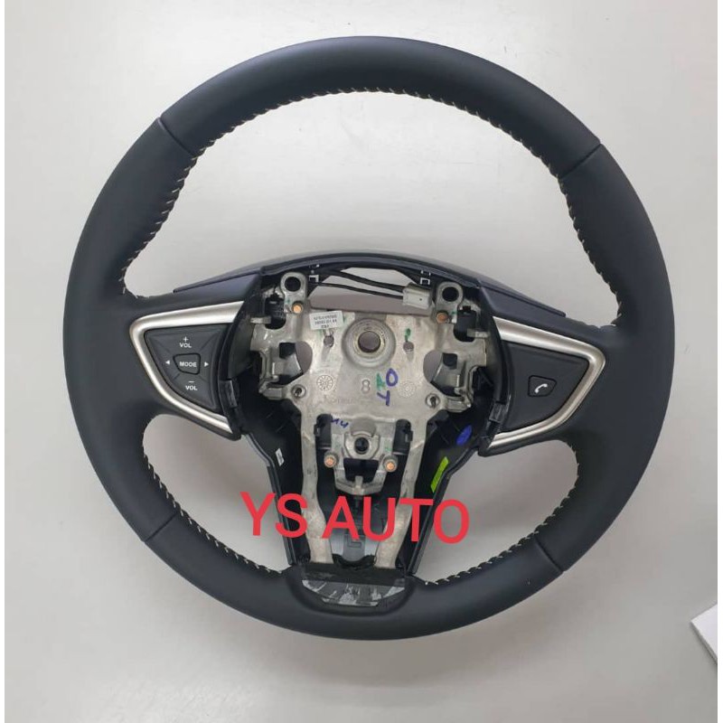 NEW MYVI STEERING WHEEL LEATHER WITH STEERING SWITCH * PREODER | Shopee ...