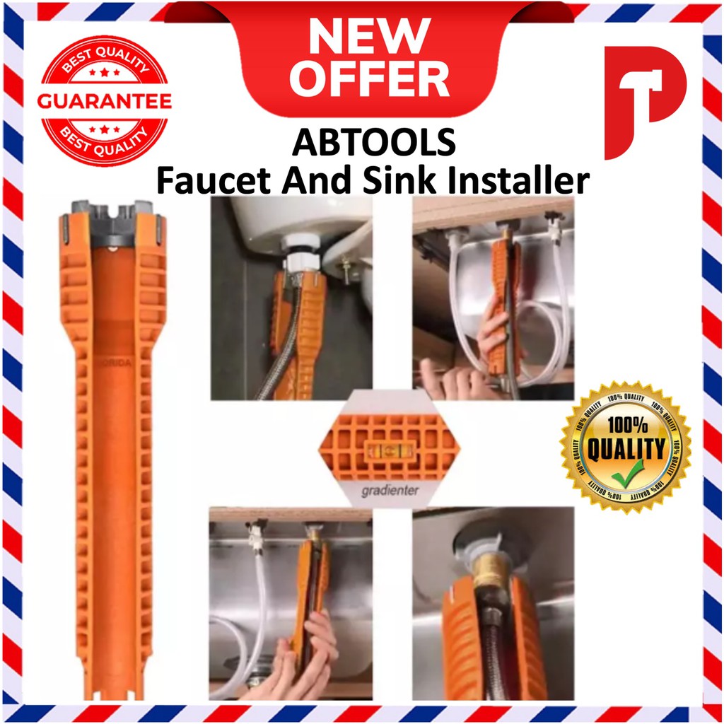 Faucet and Sink Installer Tool 🔥 Ready Stocks 🔥 5-in-1 Multi Purpose ...