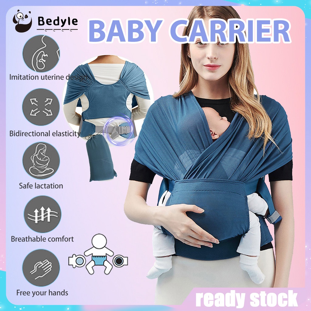👶Ready Stock👶Baby Carrier Adjustable Baby Carrier Wrap Infant Soft ...