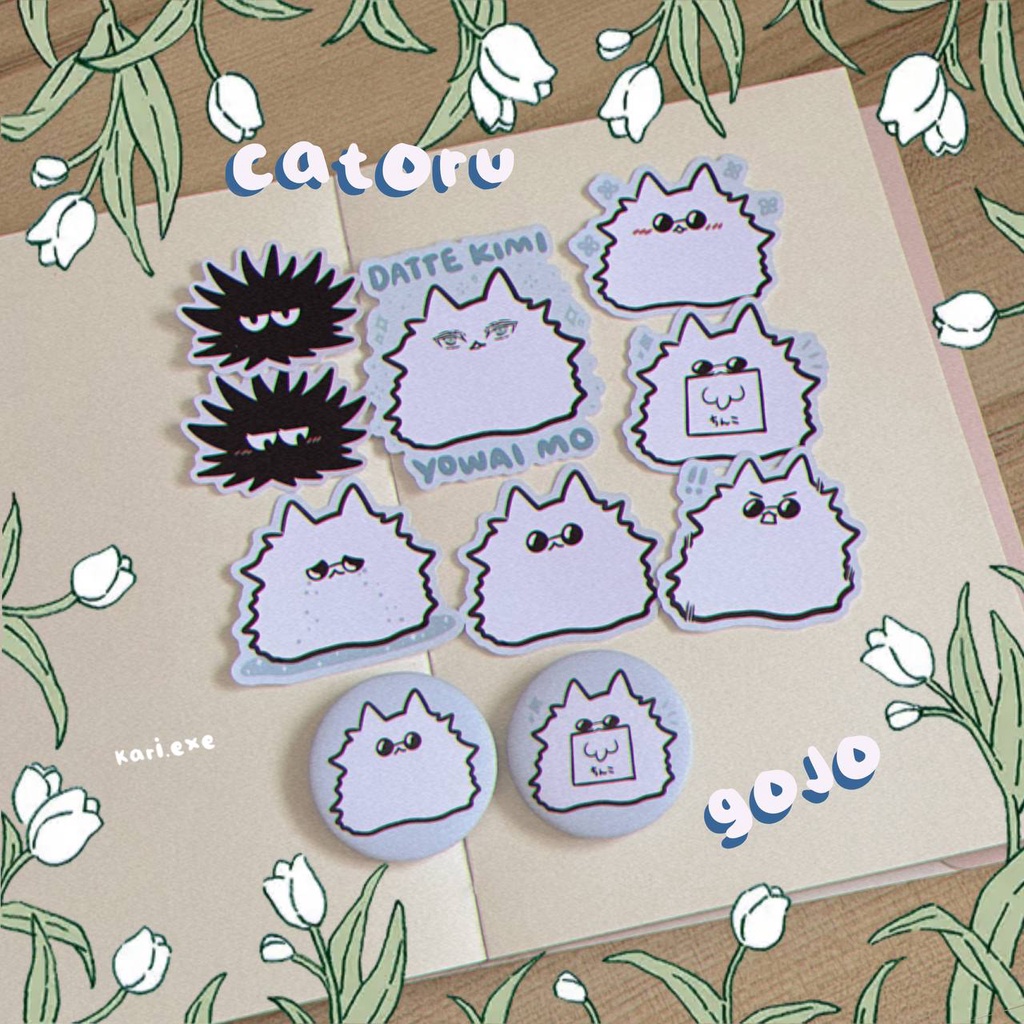 jujutsu kaisen catoru gojo & soot sprite megumi stickers & stardust ...