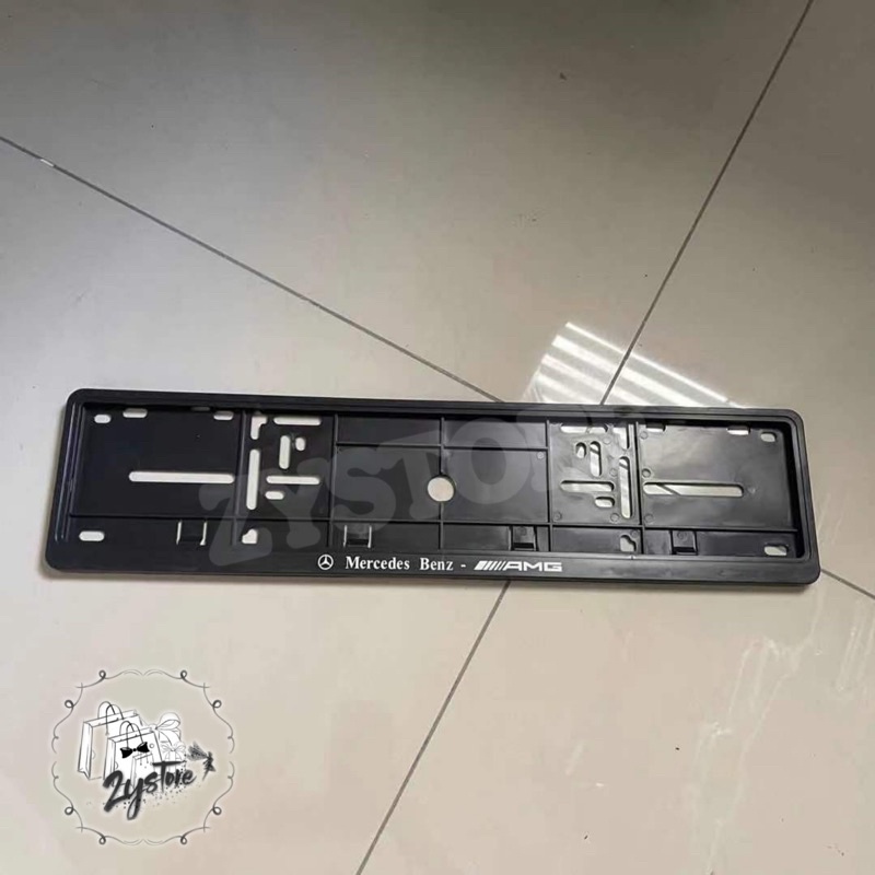 [READYSTOCK] 1pcs Mercedes Benz AMG Car Number Plate Frame/ Mercedes ...