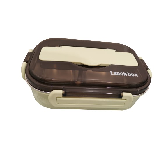 304 Stainless Steel Lunch Box 2Slot Thermal Lunch Box Keep Warm Bento ...