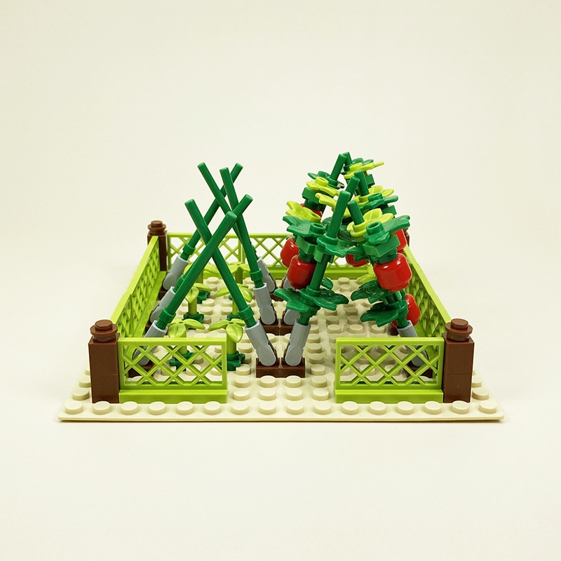 Farm Animals Crops Building Blocks Toys DIY MOC Scene Assembly Block ...