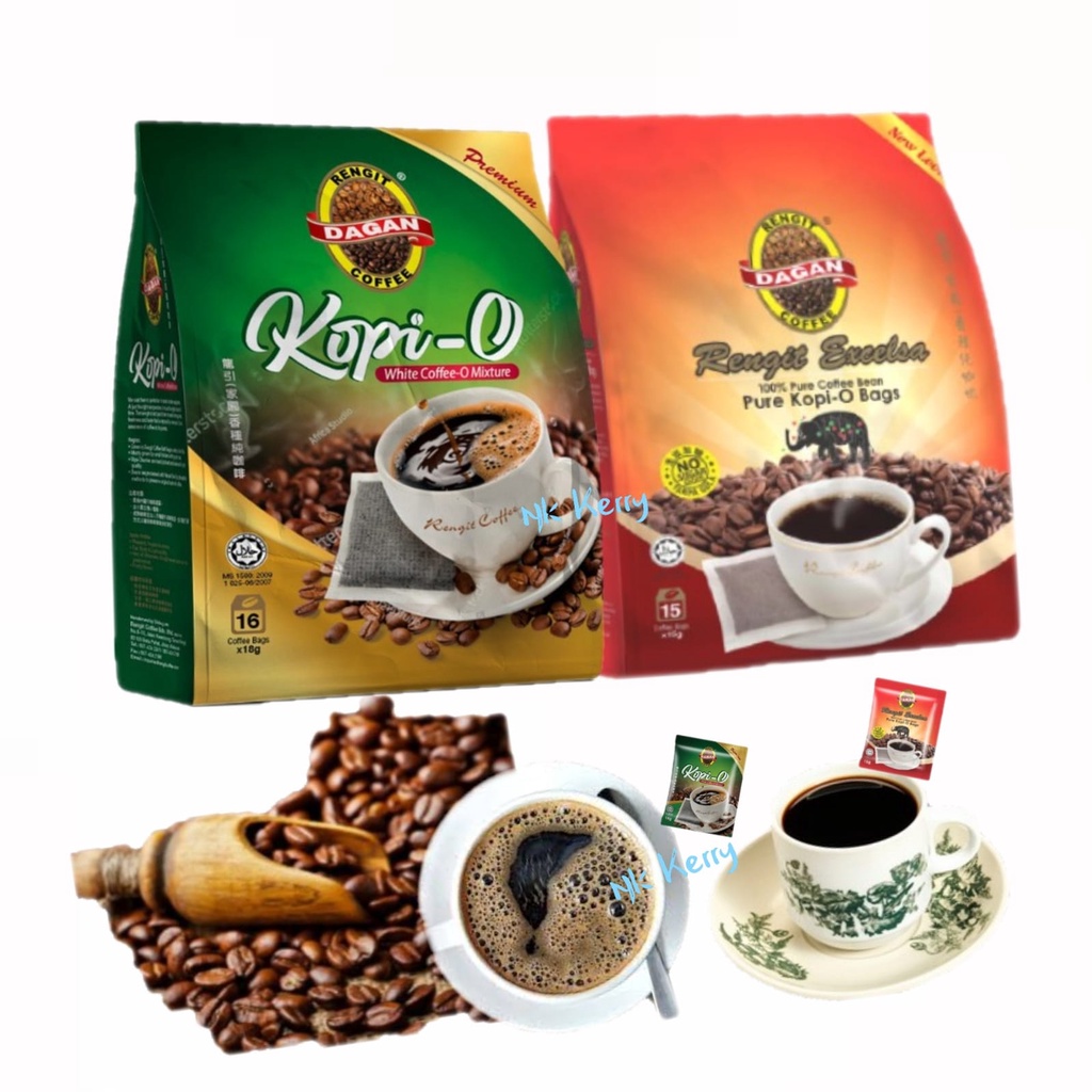 Rengit Dagan Coffee WHITE COFFEE-O MIXTURE(16Packx18g)/PURE COFFEE BEAN ...