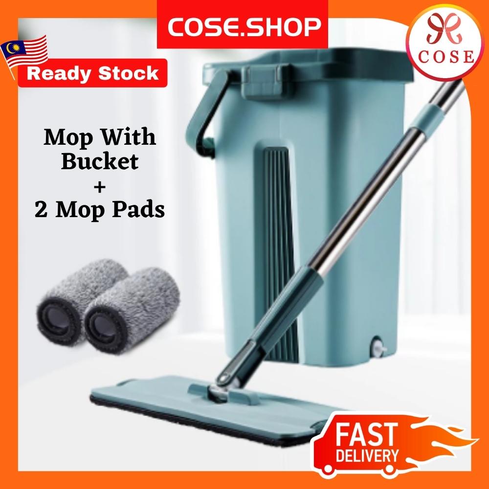 [COSE] Magic Mop Set 2 In 1 Floor Mop Bucket Sweeper Mop Self Clean ...