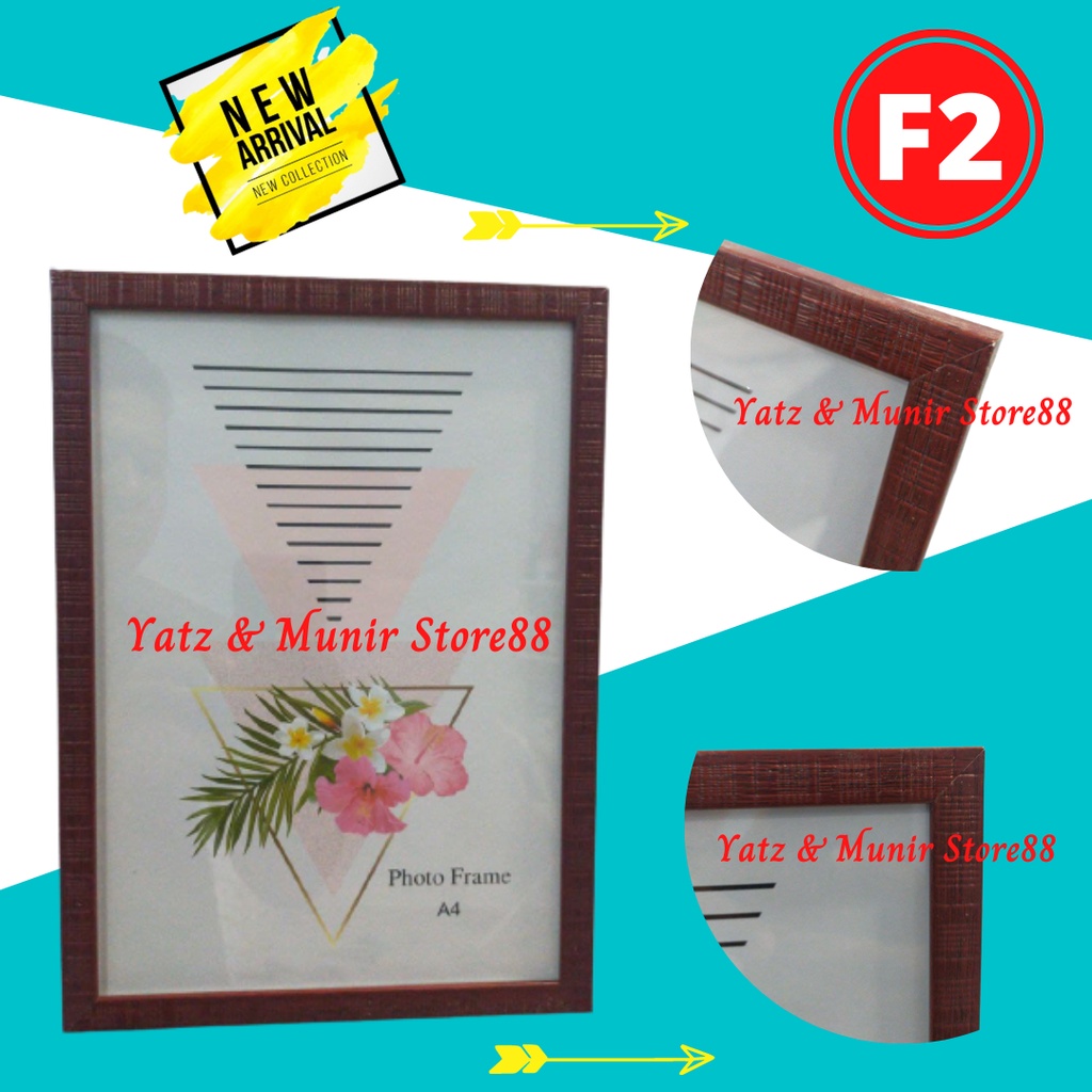 FRAME A4/BINGKAI SIJIL VINTAGE/CERTIFICATE FRAME A4 /PHOTO FRAME A4 ...