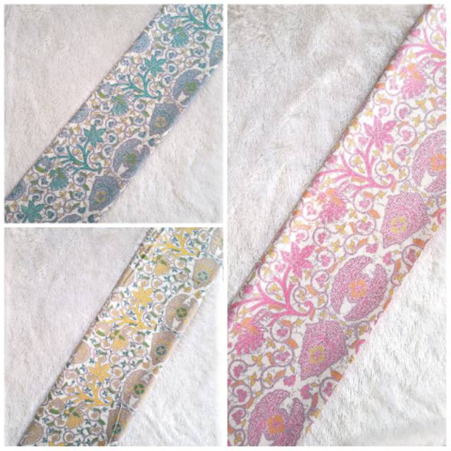 PUTIH Soft PASTEL PRINTING BATIK FABRIC- WHITE BASIC BATIK FABRIC ...