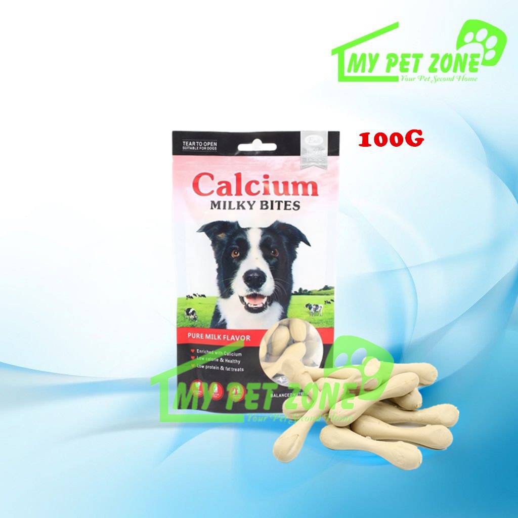 Endi Calcium Milky Bites Mini Calcium Milk Soft Bones Dog Chew Snacks ...
