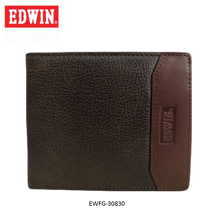 Original Edwin Men’s Leather Wallet / Edwin Dompet EWFG-30830 | Shopee ...