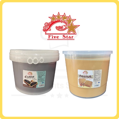 [Daily Bake] Five Star Spread Bintang Lima | Chocolate Spread / Peanut ...