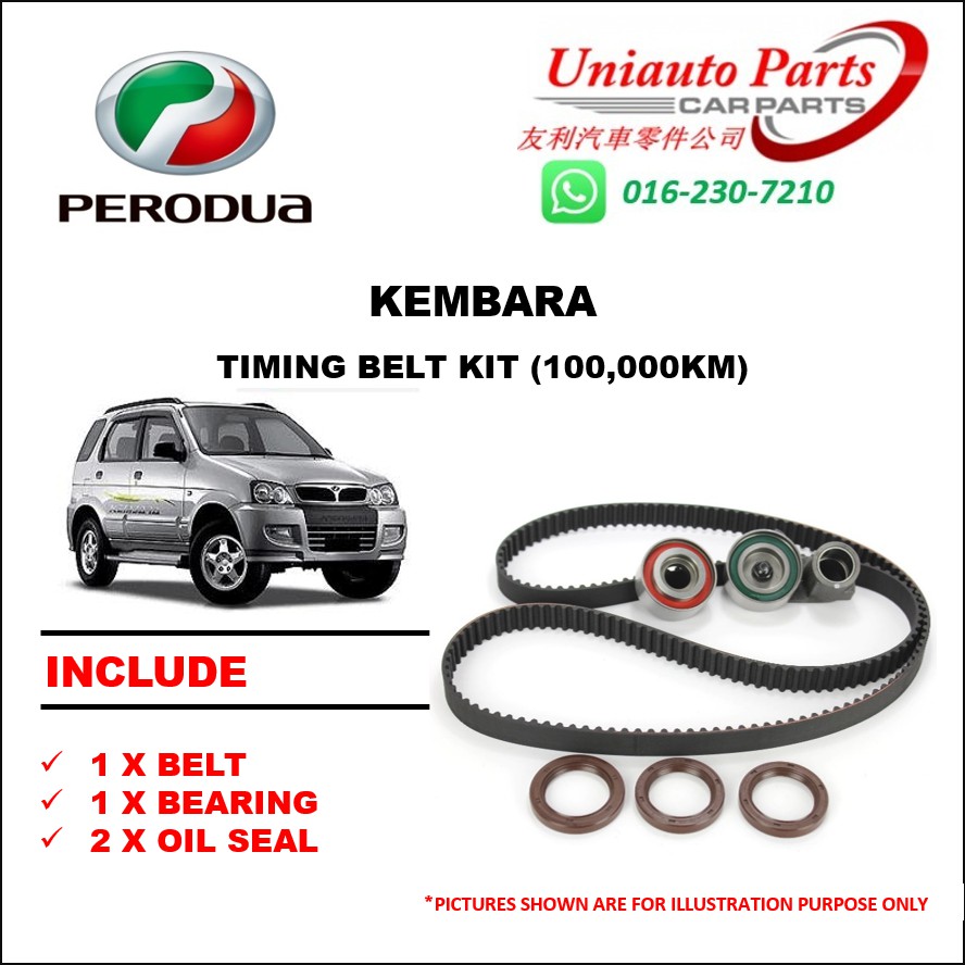 PERODUA KEMBARA TIMING BELT KIT (100K) | Shopee Malaysia