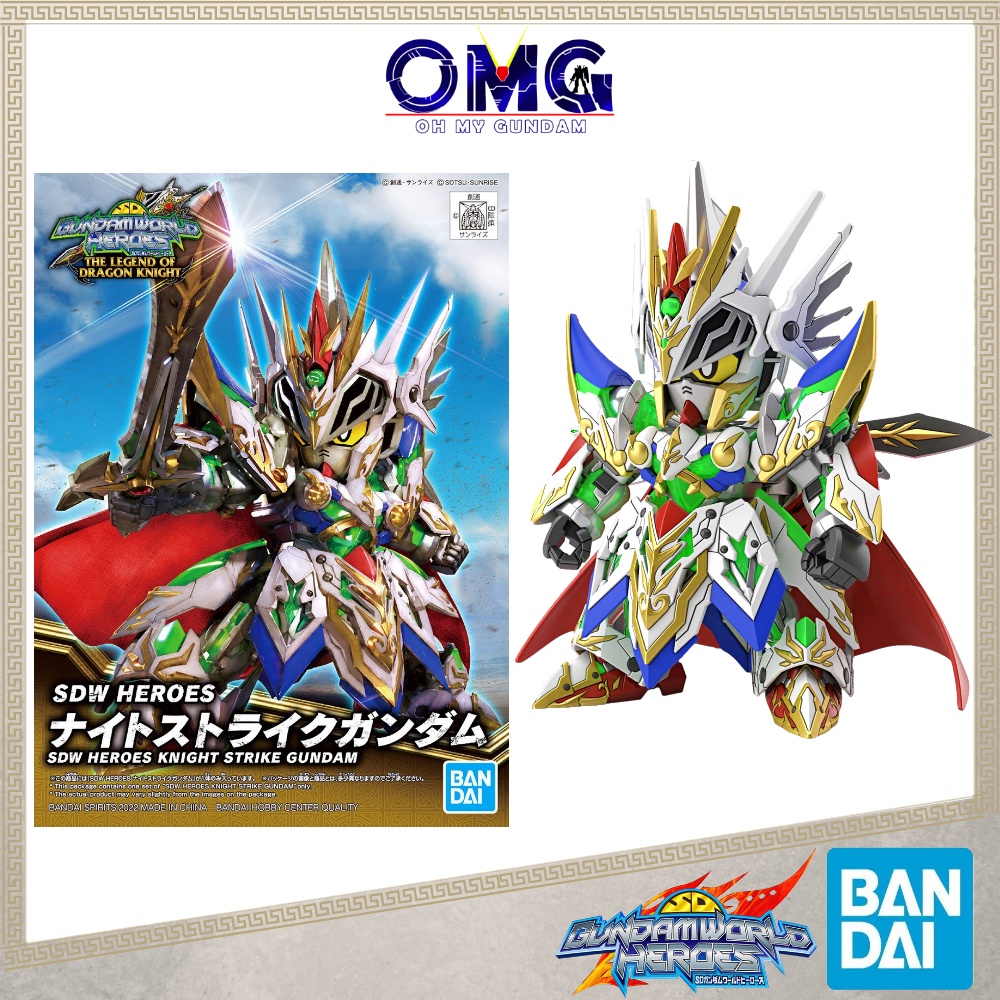 Bandai SD World Heroes Knight Strike Gundam 62174 SDWH Night Strike SD ...
