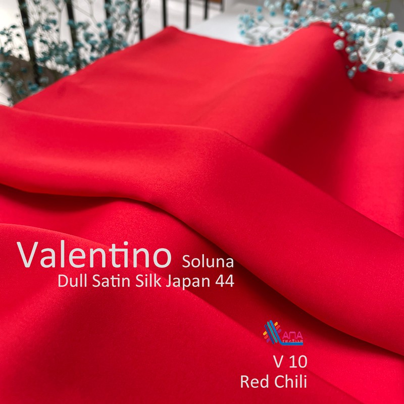 Ana Textile V1-V80 Dull Satin Valentino Soluna Silk Japan Bidang 44/45 ...