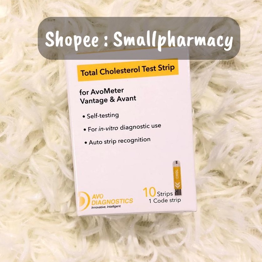 AVOMETER TOTAL CHOLESTEROL VANTAGE & AVANT TEST STRIP 10S | Shopee Malaysia