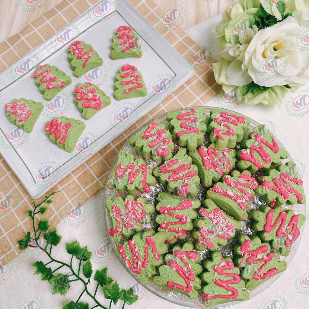[Premium Cookies] Christmas Tree Chocolate Halal Cookies 300gm +- [37 ...