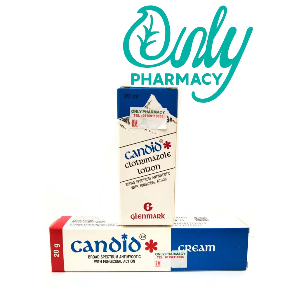 CANDID CREAM (CLOTRIMAZOLE) 20G CREAM or LOTION 20ML | Shopee Malaysia