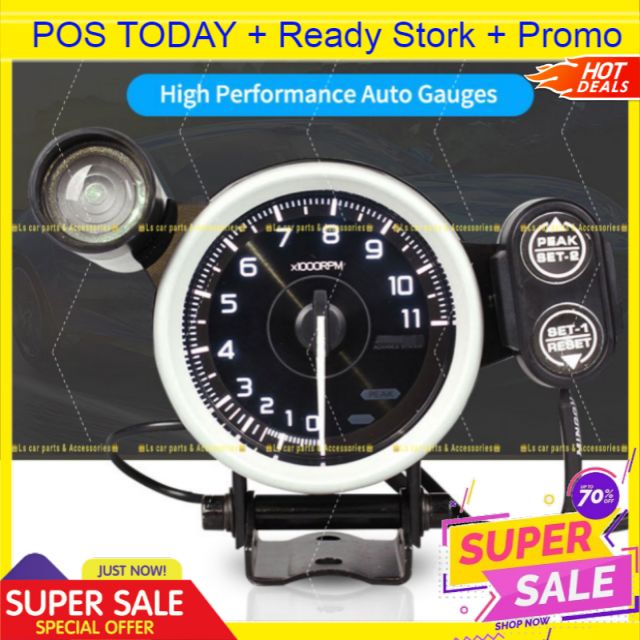 Defi A1 Advance RPM Gauge Meter Tachometer LCD digital display LED ...