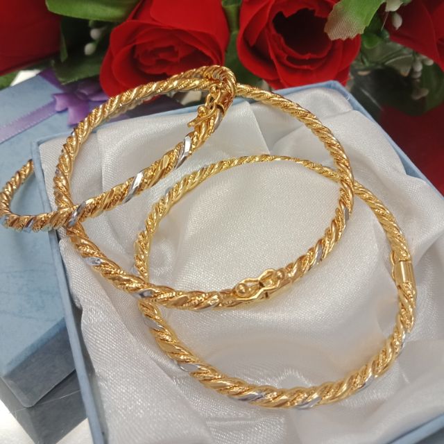 Emas Sadur 24k cop 9*6 (Bangle) | Shopee Malaysia