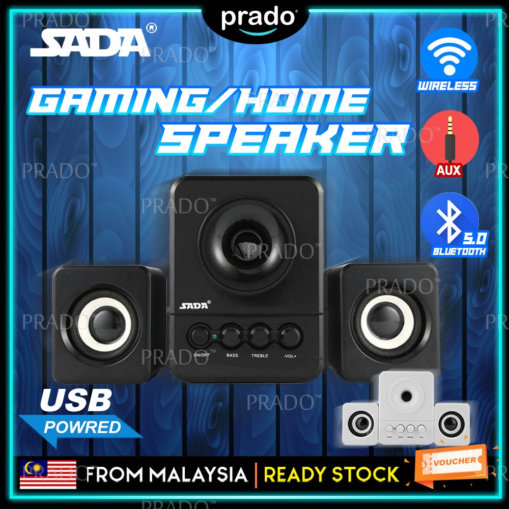 PRADO SADA D 203 Wooden Bluetooth 5.0 Speaker Wireless Speaker Home PC ...