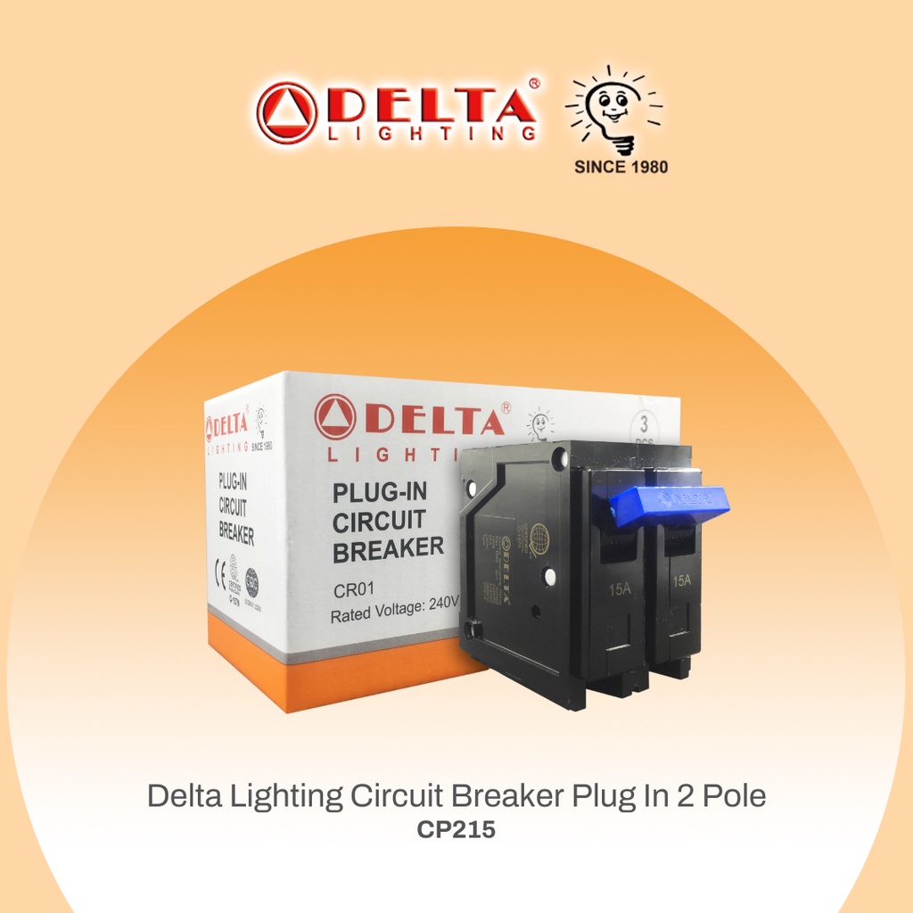 Delta Lighting Circuit Breaker Plug In 15A, 20A, 30A, 50A, 60A 240V ...