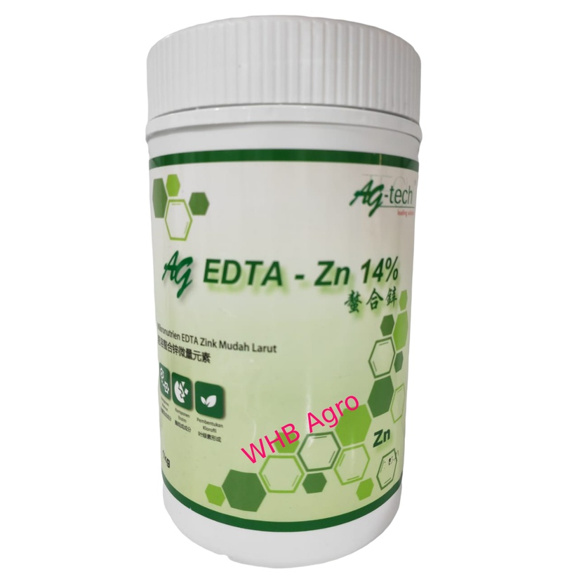 Ag EDTA - Zn 14% Fertitrade - ( 1kg ) 👍 💯 | Shopee Malaysia