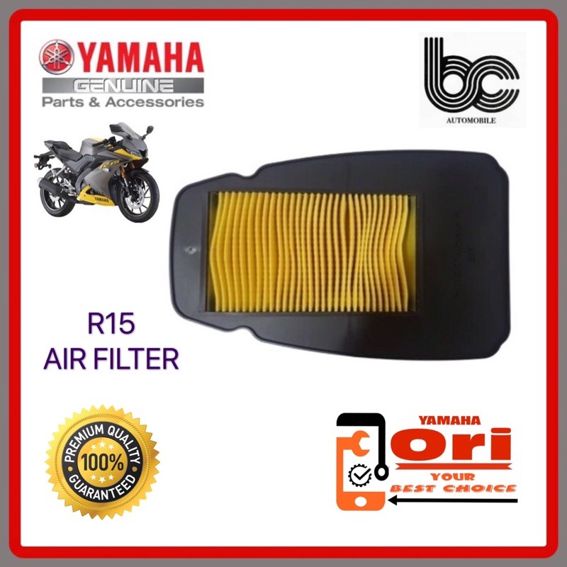 YAMAHA R15 / R15M / MT15 AIR FILTER / AIR CLEANER ELEMENT / 100% ...