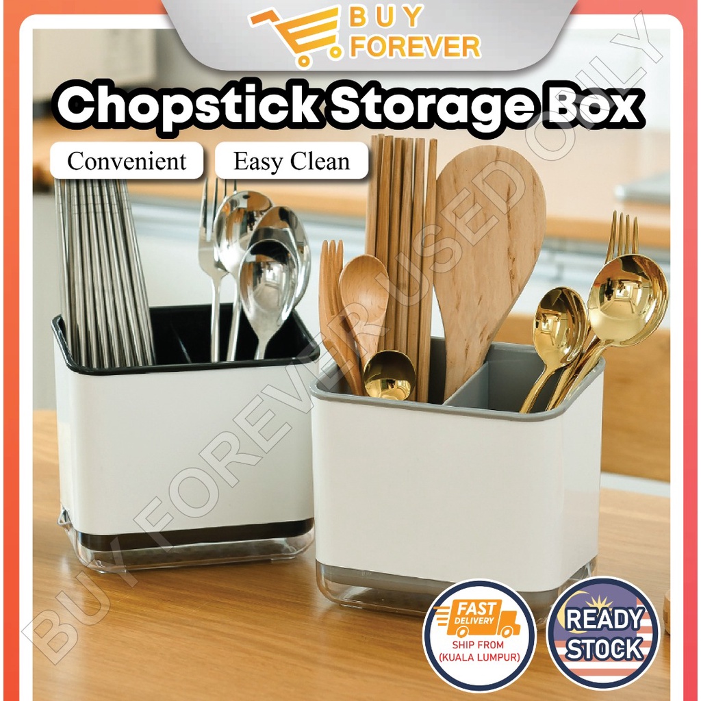 Chopsticks Spoon Storage Box Kitchen Utenten Dust-proof Cooking Sets ...