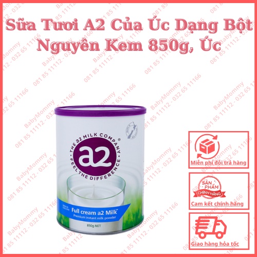 Australian A2 Fresh Milk Whole Cream Powder 850g, Australia | Shopee ...