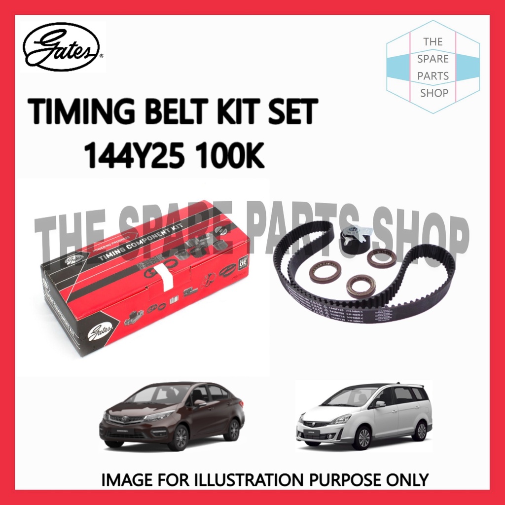 PROTON GEN2 PERSONA BLM EXORA CAMPRO 144Y25 TIMING BELT SET 100,000KM ...