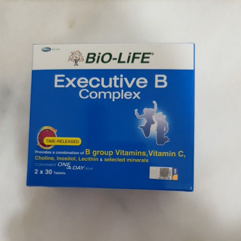 Bio-Life Executive B Complex Tablets 2x30s (Expiry Date:03/2025 ...
